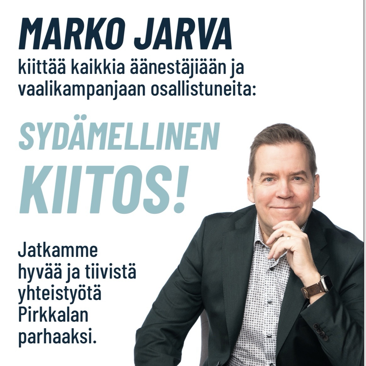 851 x kiitos! – Pormestari Marko Jarva
